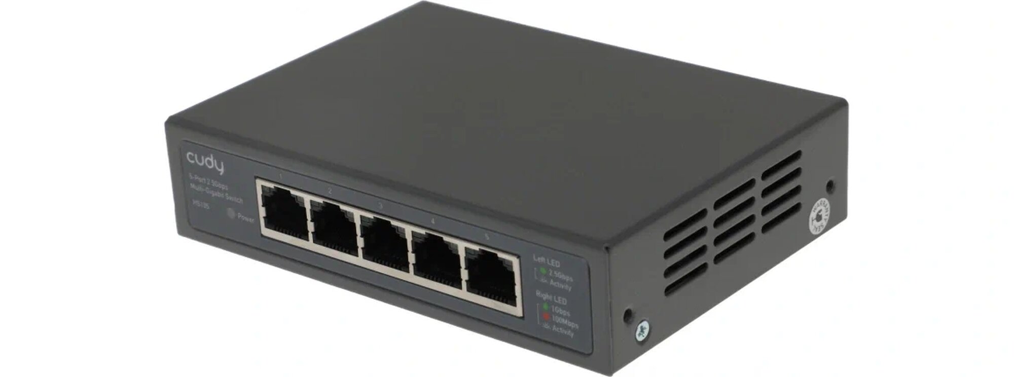 Коммутатор Cudy HS105, неуправляемый, 100/1000/2500 Мбит/с, 8192 MAC-адресов