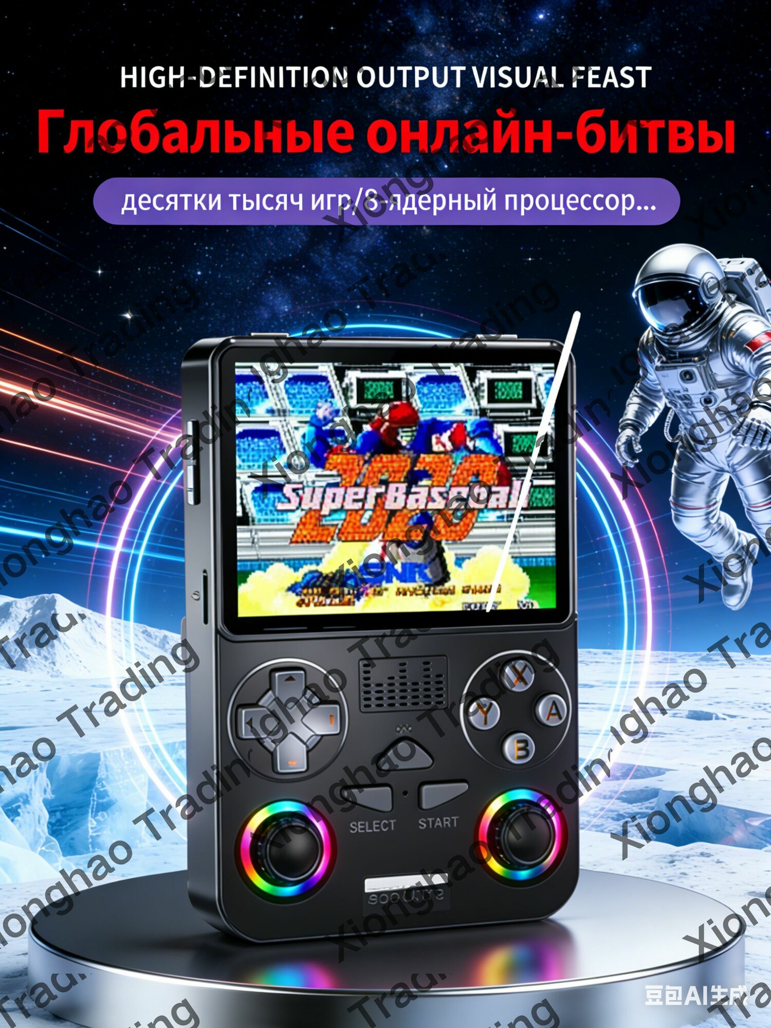 Портативная игровая консоль J36 Ultra: Классика ретро-игр с поддержкой глобальных сражений