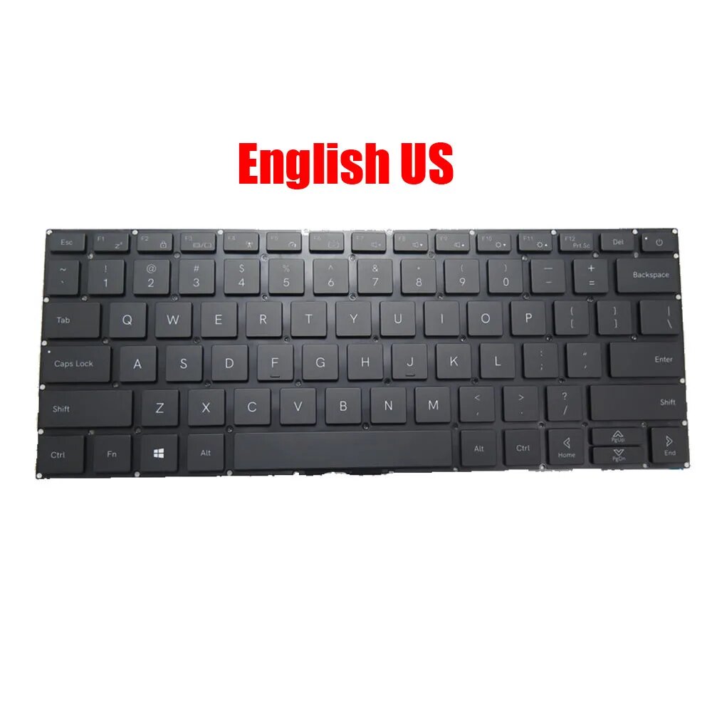 Клавиатура для ноутбука ADATA для XPG Xenia 14, английская, США, с черной подсветкой, новая