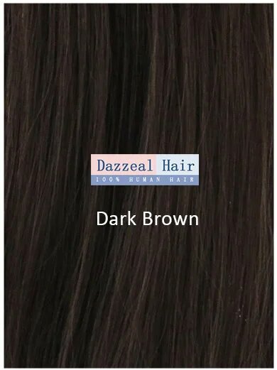 Длинные прямые волосы Dark Brown, 40см