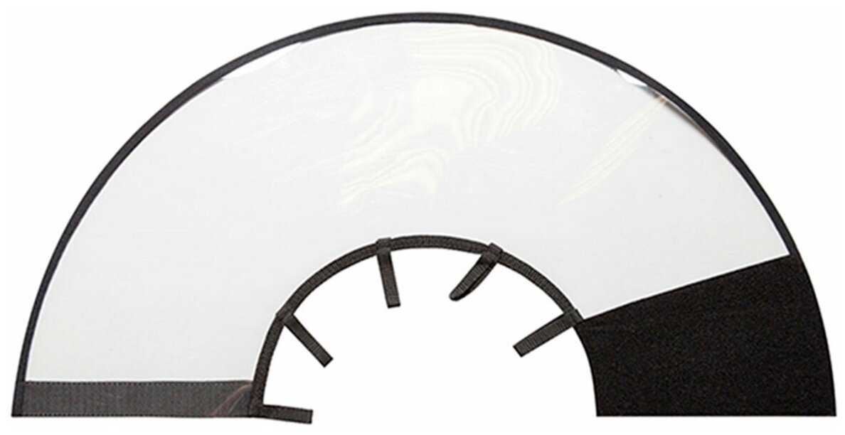 Воротник защитный для собак Homepet Vet пластиковый на липучках № 30 (1 шт)