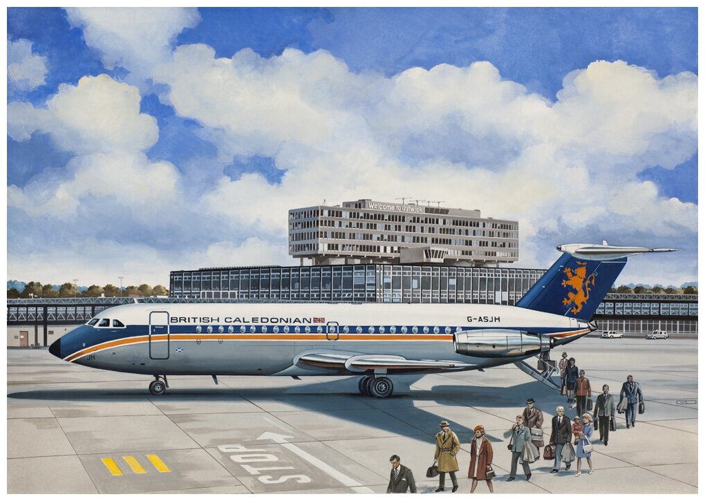 ЕЕ144143_5 Авиалайнер BAC 1-11-200 USAir