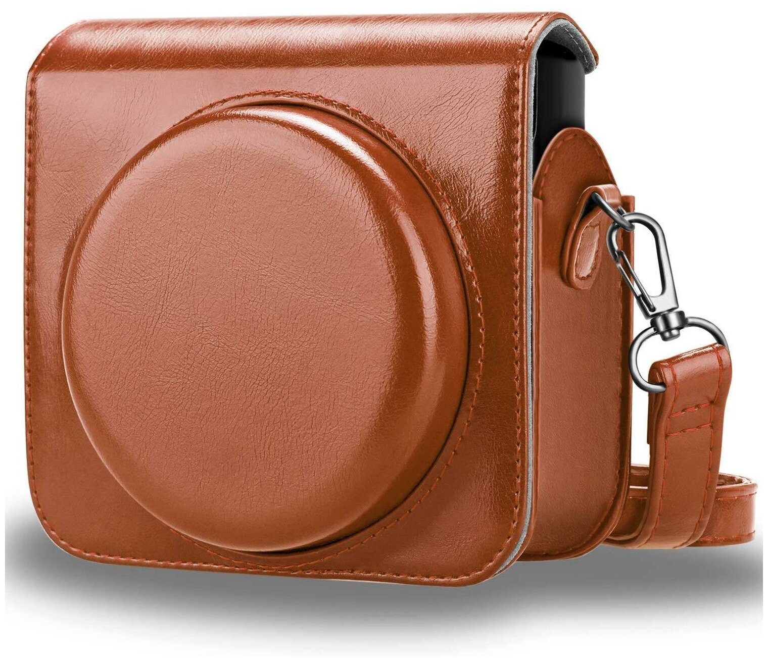 Чехол-сумка MyPads TC143-381, для Fujifilm Instax SQ6, противоударный, коричневый