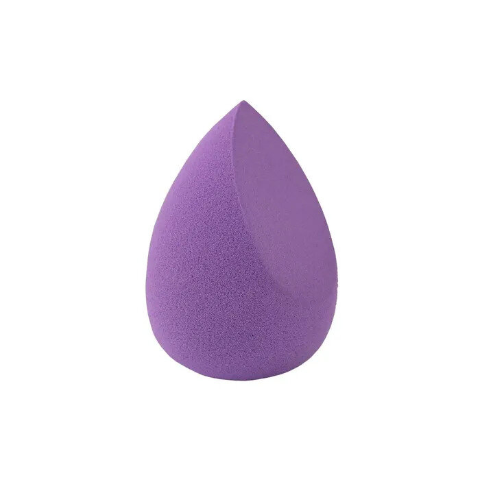 Спонж для макияжа MEU MEU, для лица, скошенный, мягкий, фиолетовый