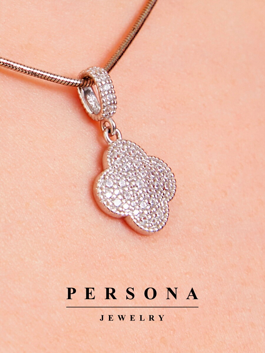 Подвеска, серебро, 925 проба, родирование, фианит