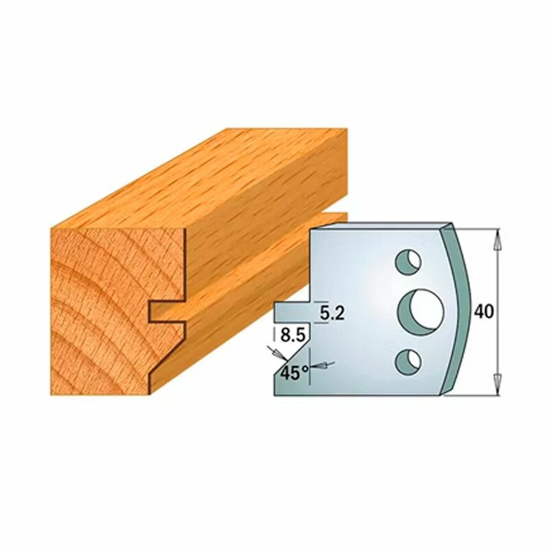 ROTIS Нож профильный 40mm для насадной фрезы 17 40069084