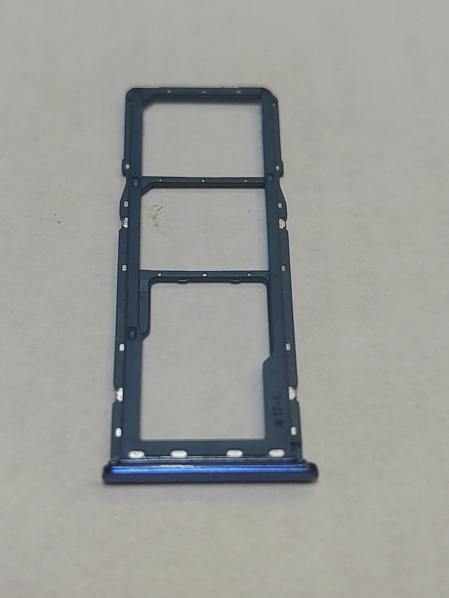 Сим лоток Samsung a50, a30, a70, a20 синий