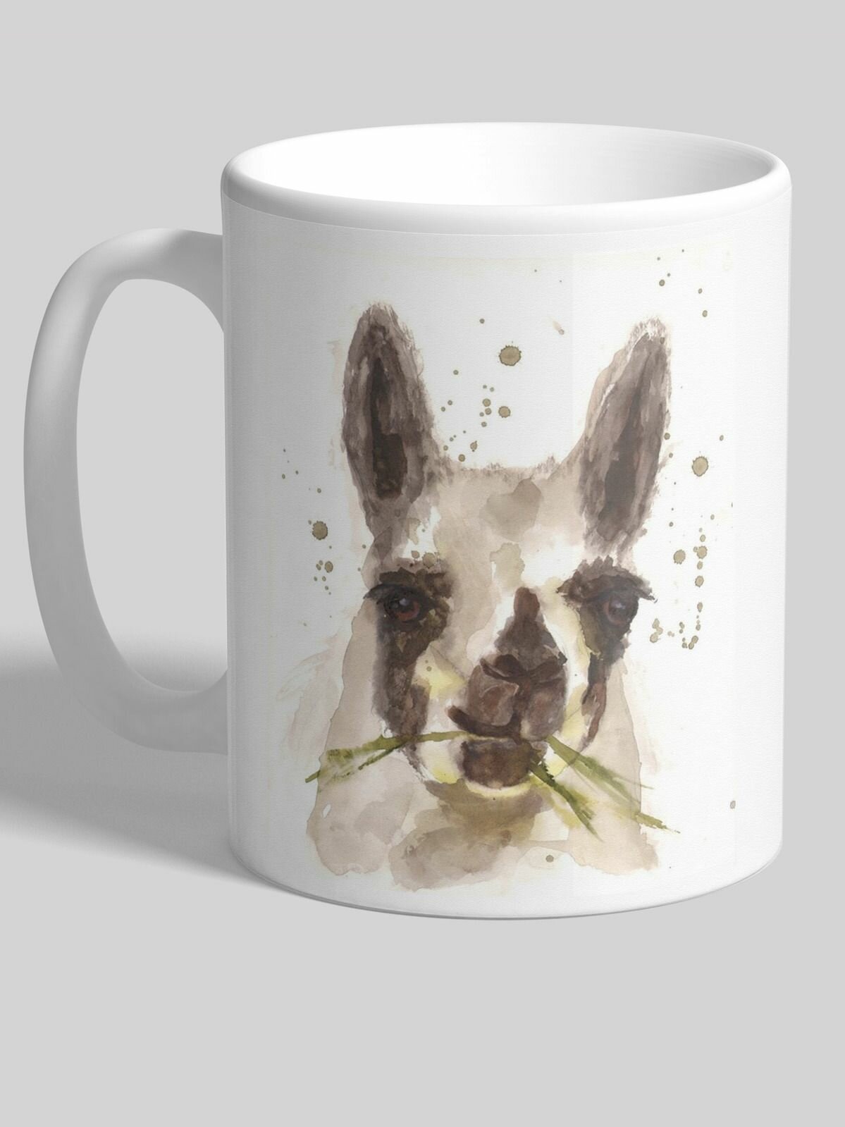 Кружка cooperative.moscow " Лама " (кружка с Ламой , Лама , питомец, кружка с животным , подарок с любовью, друг человека, кружка с питомцем) , 330 мл, 1 шт