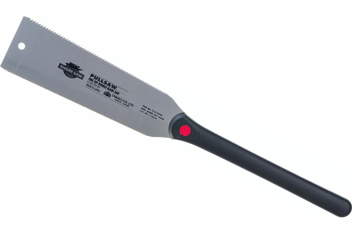 Пила TAKAGI Ryoba Sharksaw двухсторонняя 240мм 17TPI / 9TPI с европейской рукояткой 102440