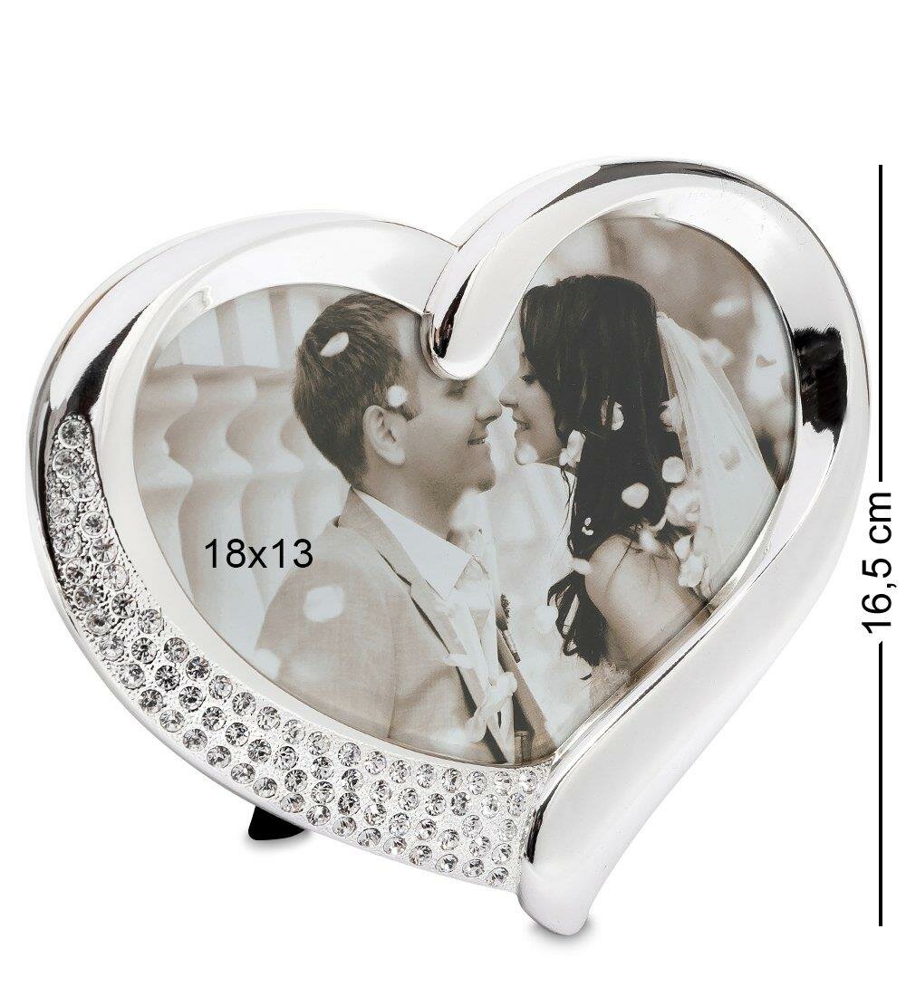 Фоторамка Серебряное сердечко