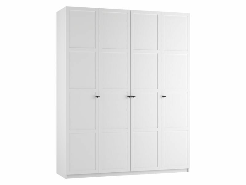 Шкаф распашной для одежды " Берг 7" 160х200х50 Белый / Лотос