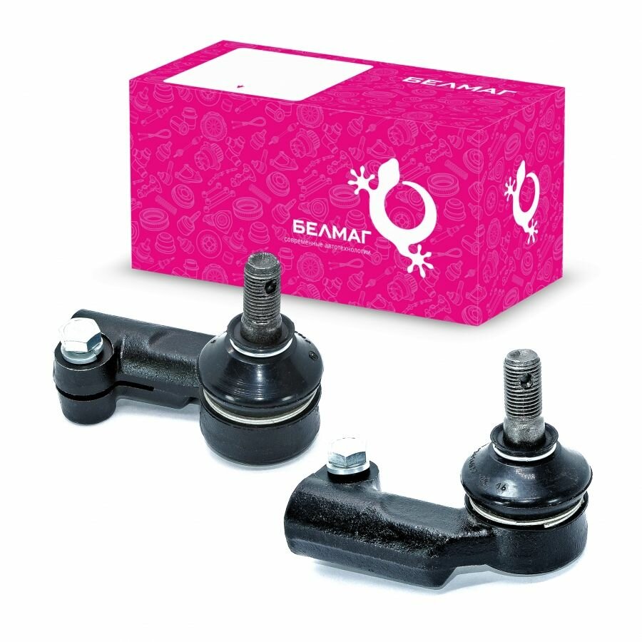 Наконечники рулевые БелМаг ВАЗ 2110, Kalina, Priora, Granta (2 шт). BM.3106