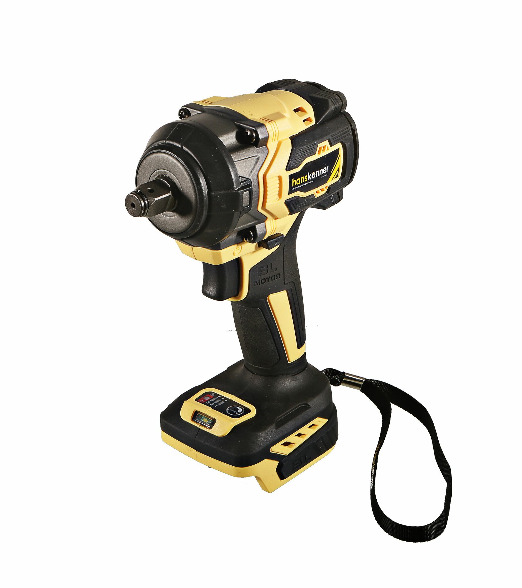 Аккумуляторный ударный гайковерт 600 Нм Hanskonner HCD20600BL 1BatterySystem без акб и зу