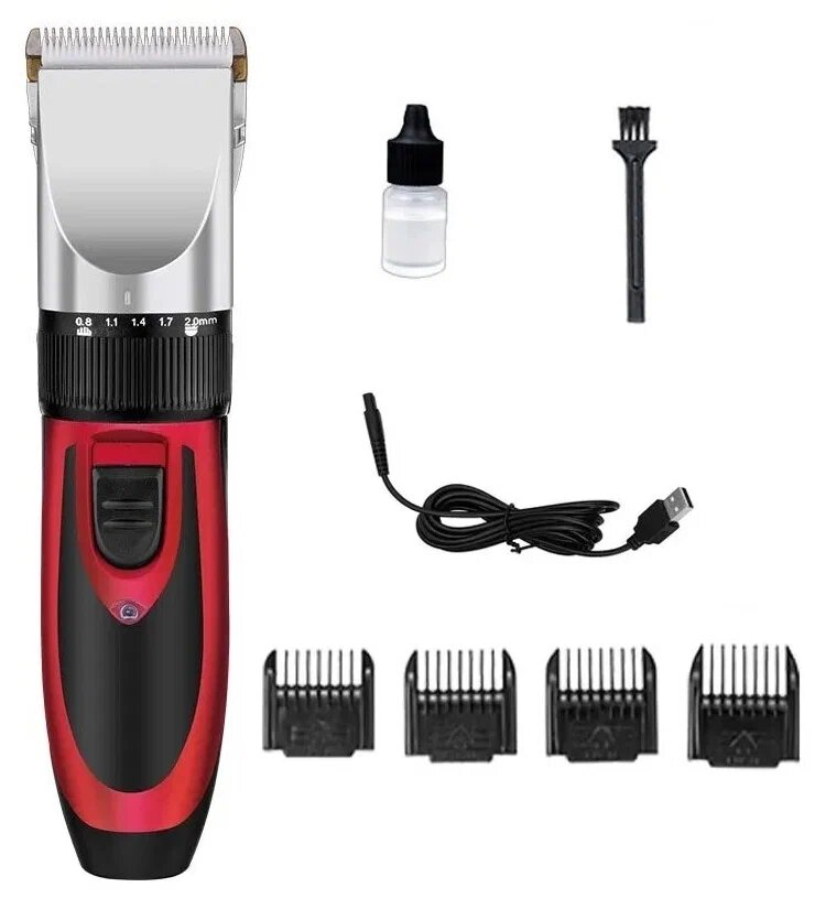 Машинка для стрижки волос Gemei GM550 с аккумулятором и быстрой зарядкой