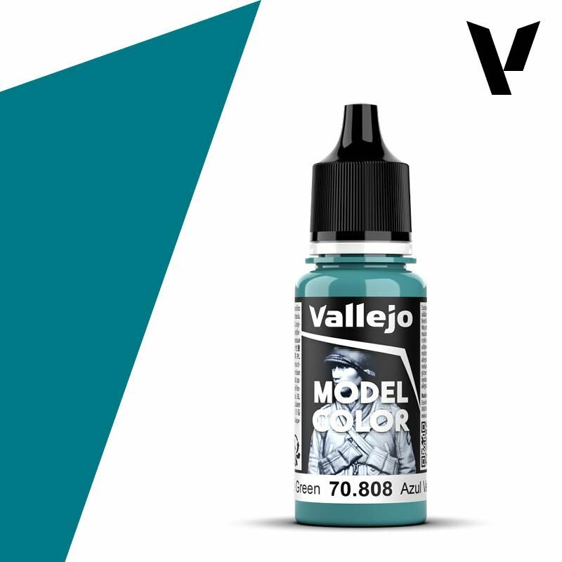 Краска Vallejo серии Model Color - Blue Green 17мл.