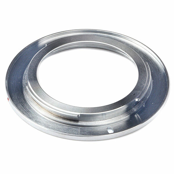 Адаптер M42 на Nikon (Brass-латунь) серебряный