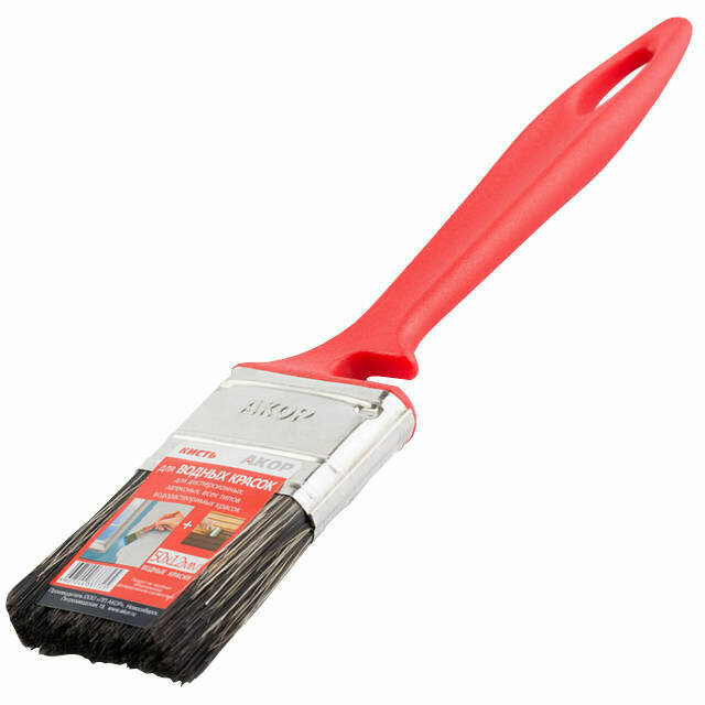 КВК кисть плоская из смешанных щетин 25 мм, арт. 25×10 - инструмент для точной окраски