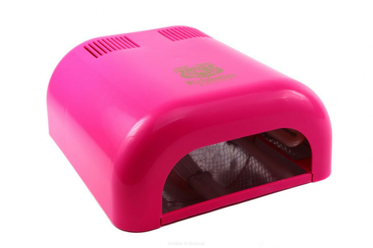 Kristaller Лампа для маникюра UV, 36 Вт, ярко-розовый