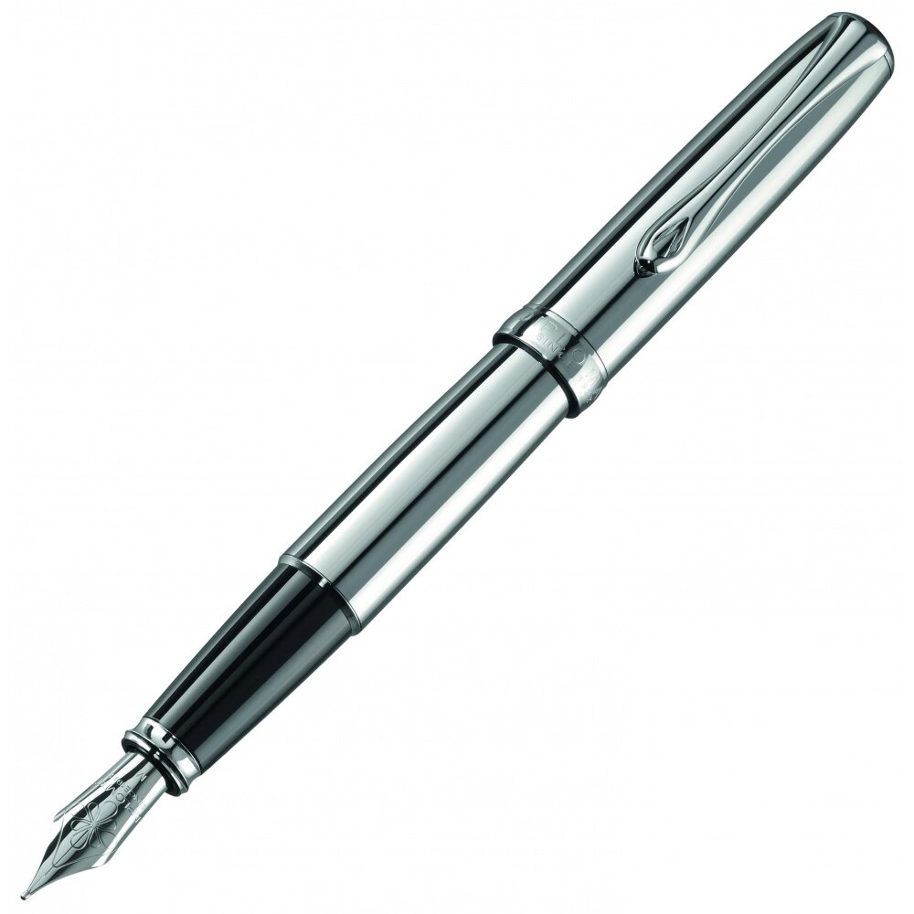Diplomat D40201023 Перьевая ручка excellence а2, chrome ст (перо - f)