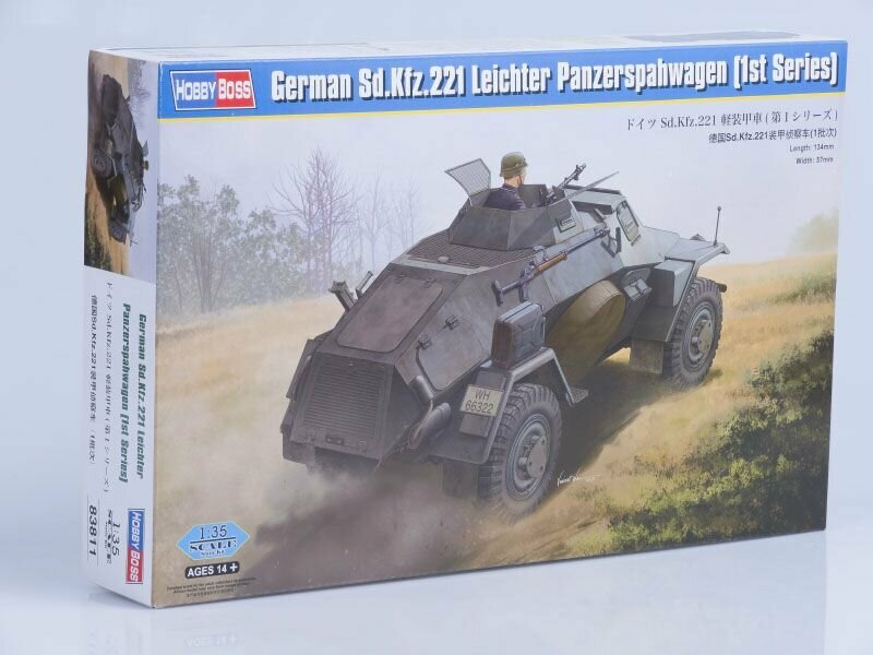 Сборная модель БТР German Sd. Kfz.221 Leichter Panzerspahwagen (1st Series)