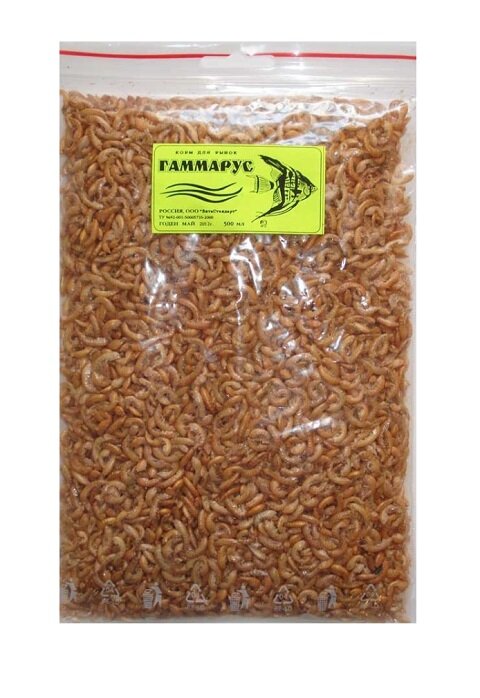 Витастандарт корм для рыб Гаммарус (500 мл х 2 шт)