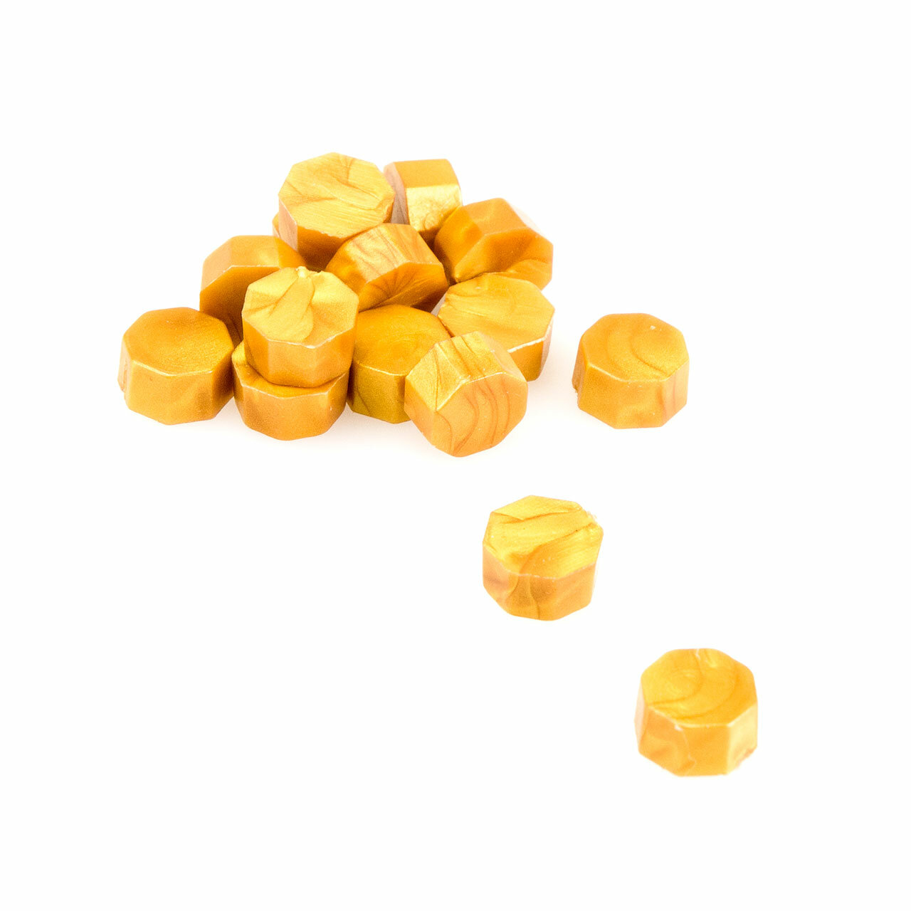 Сургуч в гранулах 15 шт золото