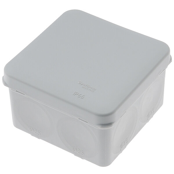 Коробка IMT351961 распаечная пластиковая с мембранами 70х70х42мм IP66 серая Systeme Electric (5 шт. в комплекте)