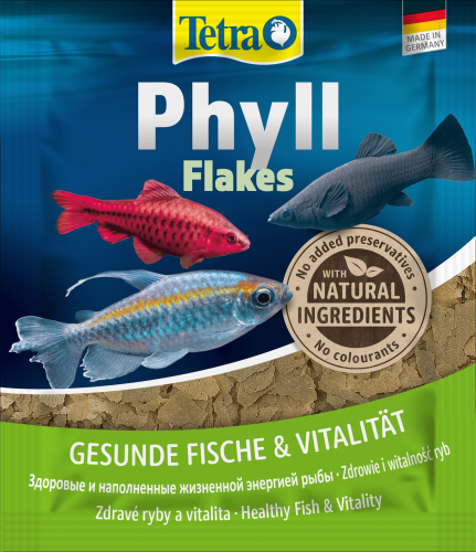 Корм для травоядных рыб Tetra Phyll 12г хлопья