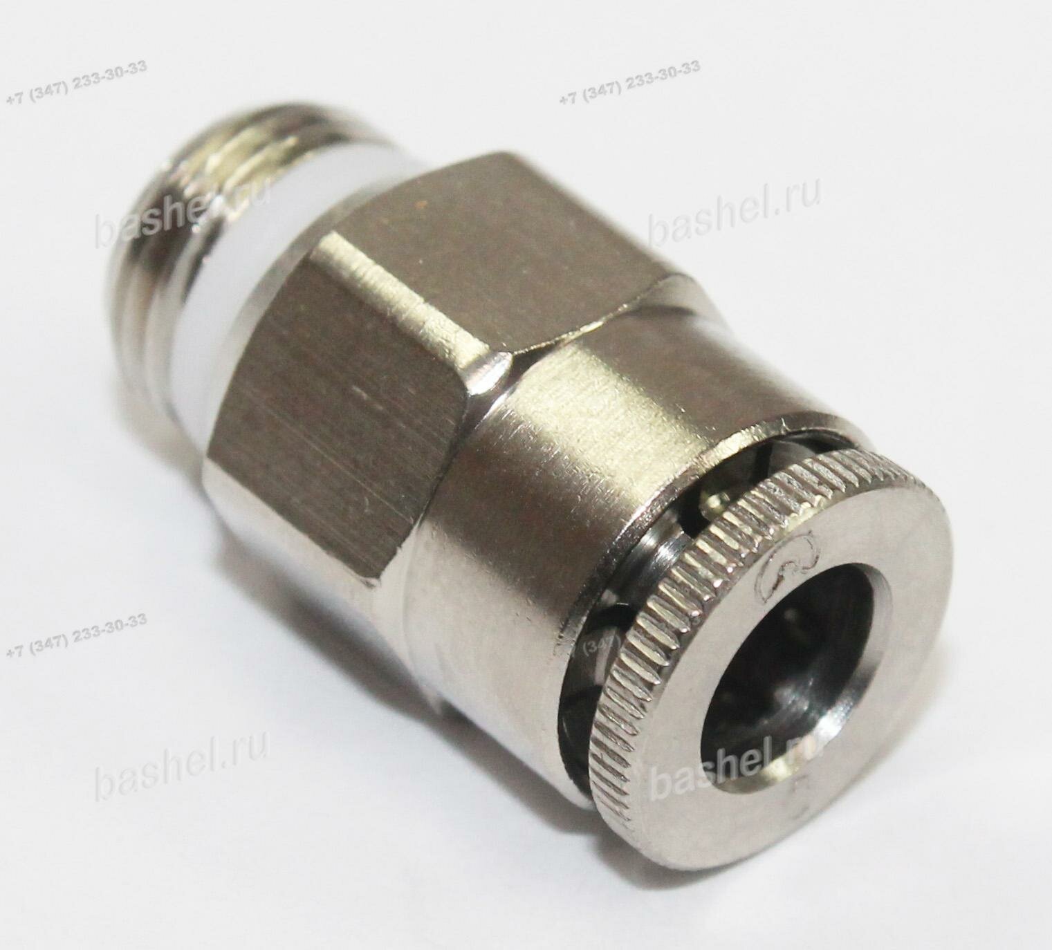 S6510 6-1/8, Фитинг цанга прямой, Camozzi