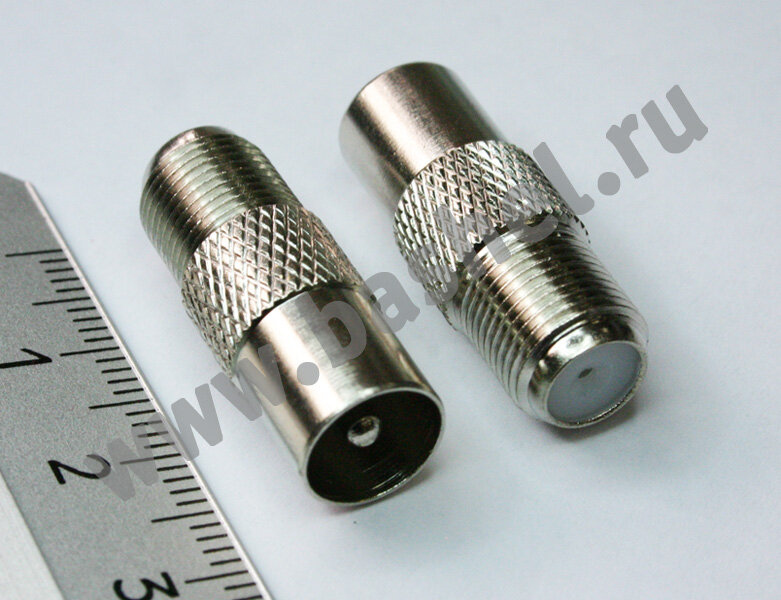 Переходник гнездо «F» - штекер TV, DAYTON