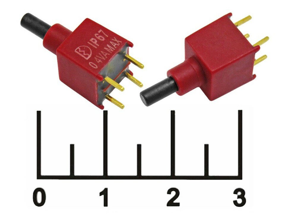 Кнопка тактовая 8AS9P1A2M2RES 4 контакта