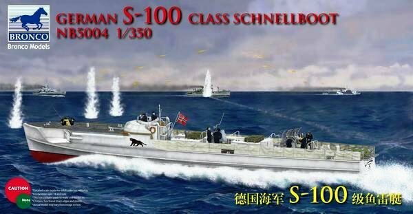 NB5004 Bronco Models Катер S-100 Class Schnellbot Масштаб 1/350