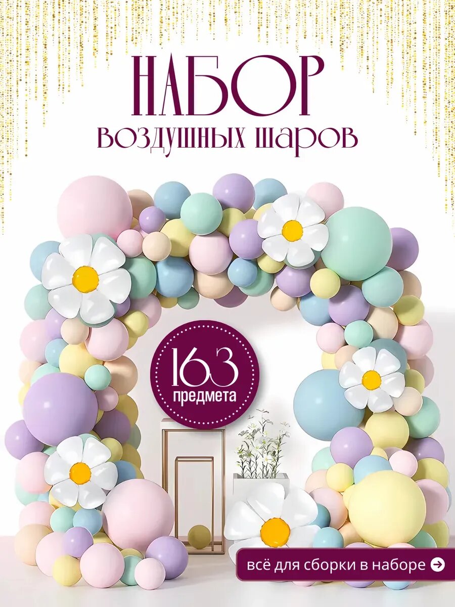 Воздушные шары на День рождения Фотозона