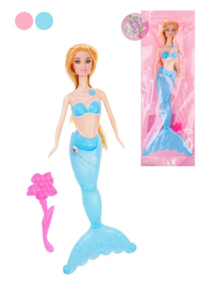 Игр. наб. "Русалка", в компл. предм. 2шт, в ассорт, пакет (арт.801856)