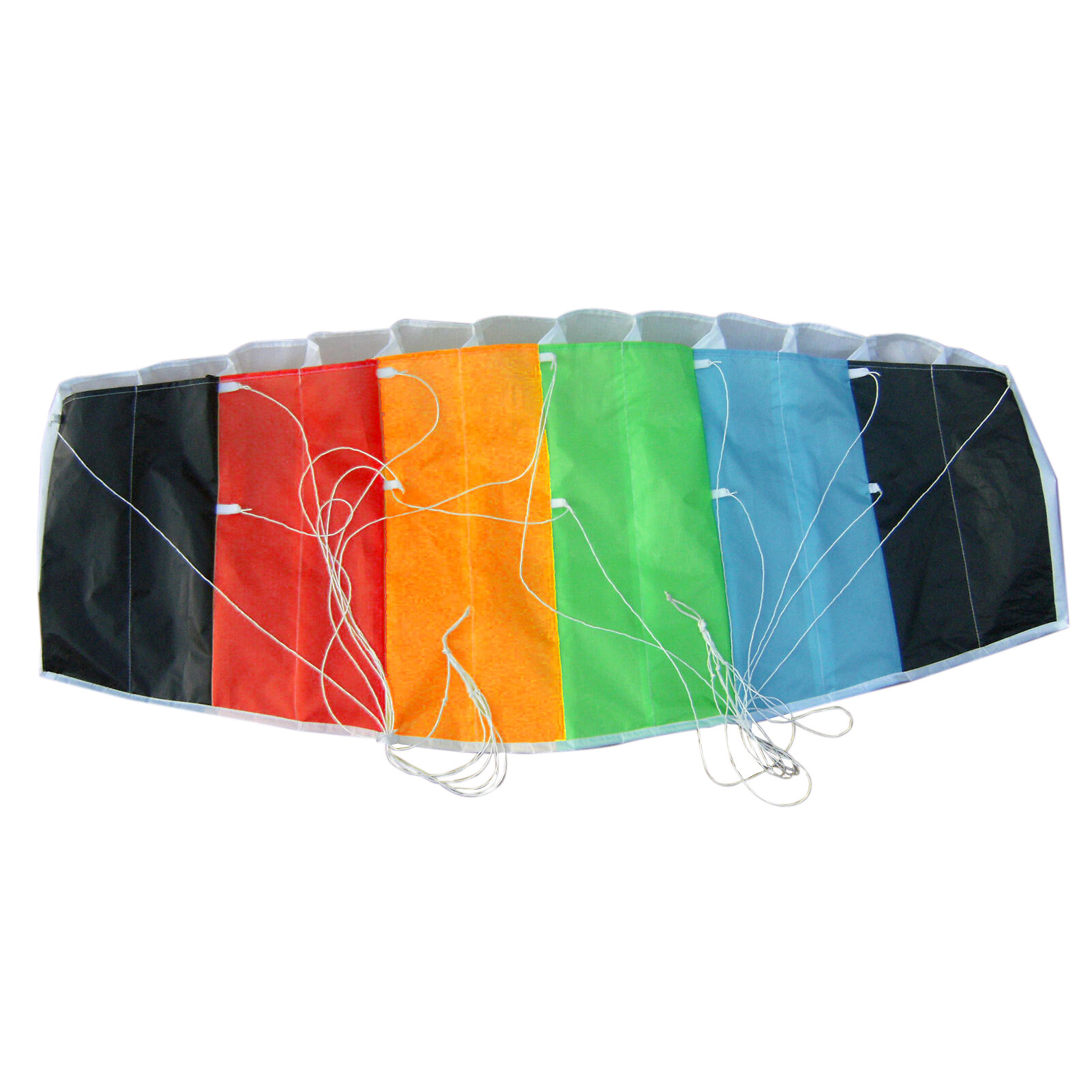 Мягкий каскадёрский змей Rainbow с двойной стропой 1 метр