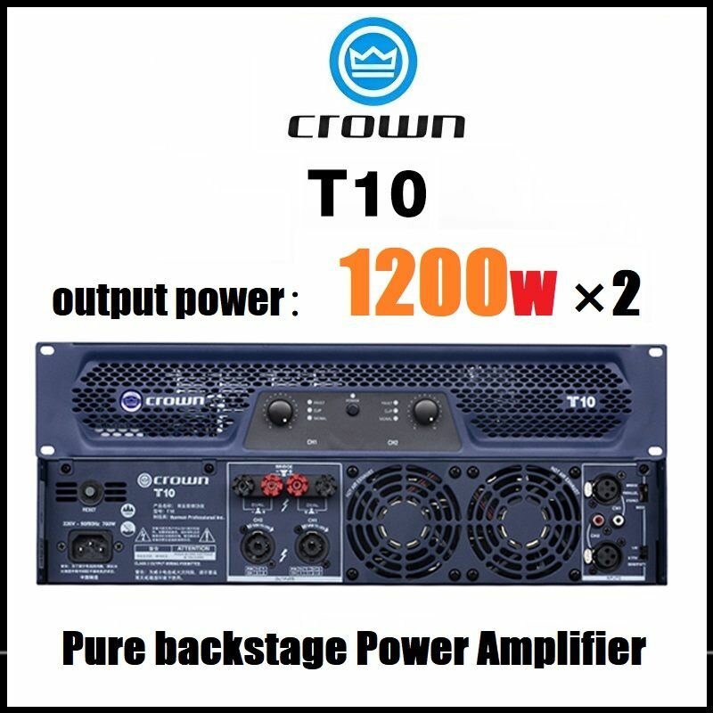 Crown-T10 Усилитель мощности сцены задней ступени 1200 Вт