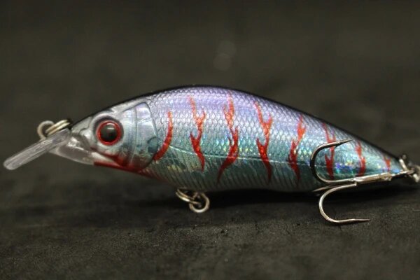 Рыболовная приманка wLure Crankbait 8,1 см, 7,1 г, широкий корпус для плавания, короткий корпус # 6-крюковая приманка для насекомых, пресноводная вода, 3D, твердые глаза, M583
