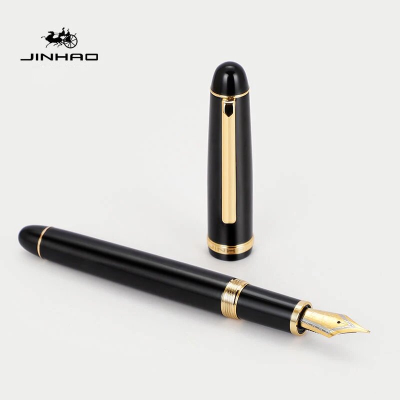 JINHAO X350 перьевая ручка золотая Ф
