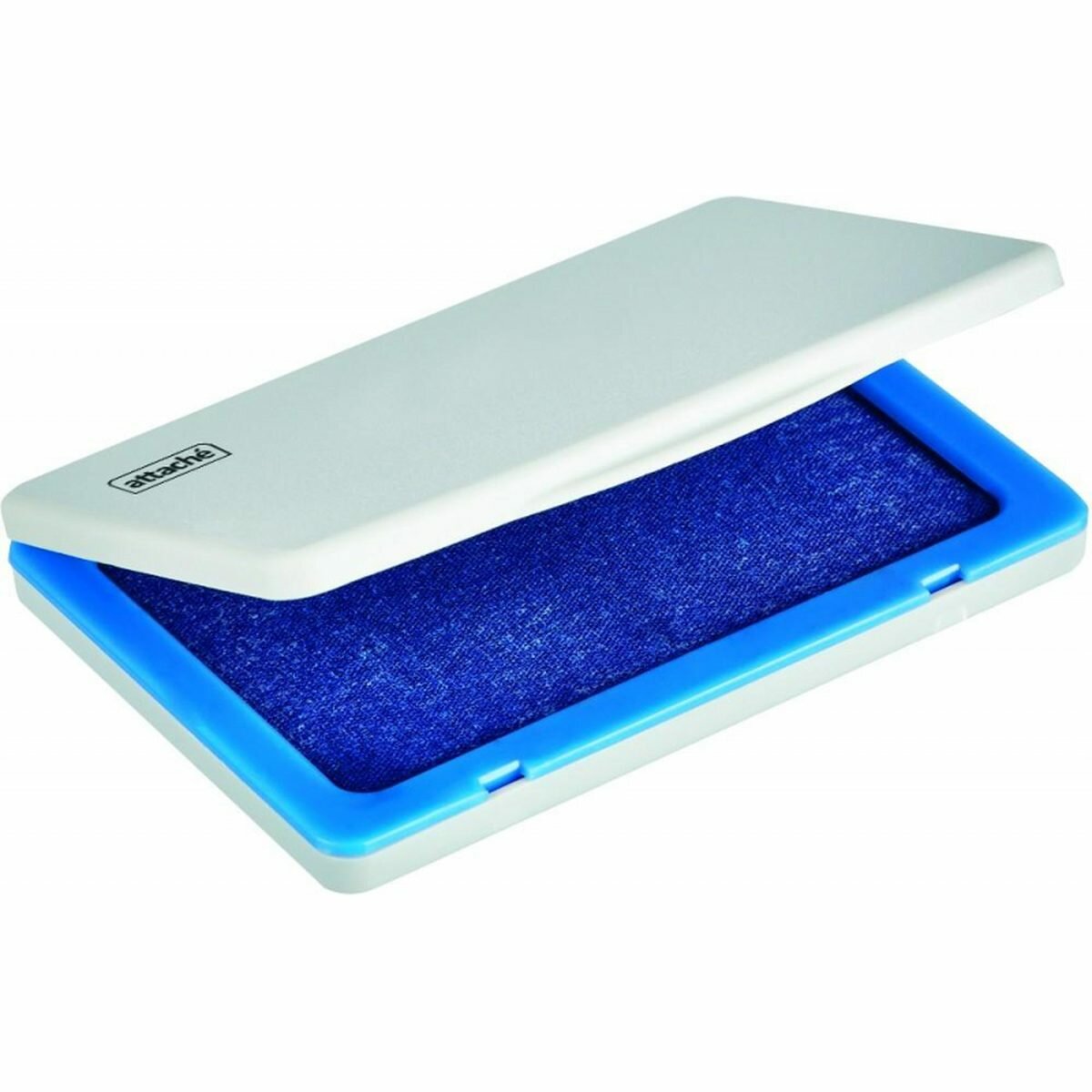 Штемпельная подушка Attache (70x103мм, металл. корпус, синяя), 12шт.