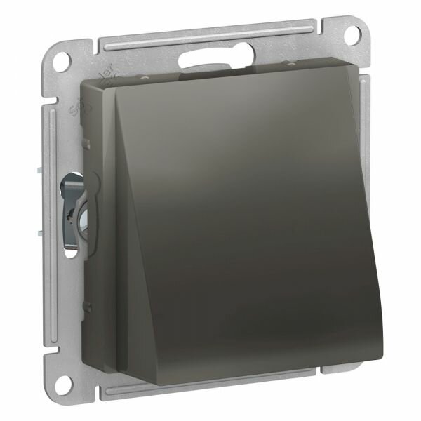 7 шт. Systeme Electric AtlasDesign Сталь / Вывод кабеля, механизм, ATN000999