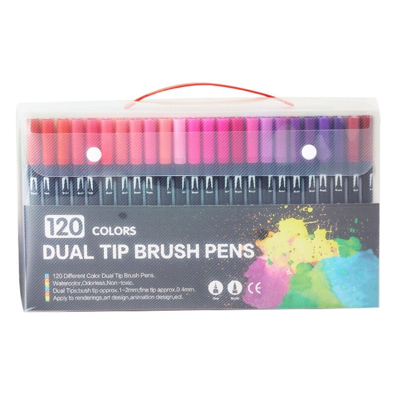 Набор акварельных ручек-крючков, 80 цветов