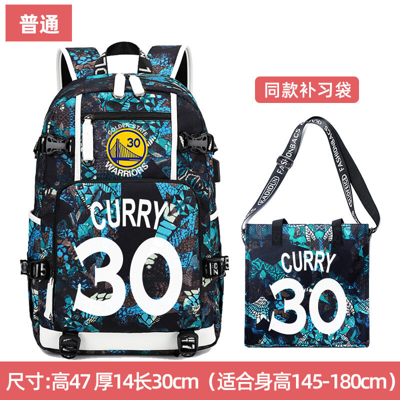 Рюкзак Голден Стэйт Уорриорз, мужской, светящийся, с принтом Карри