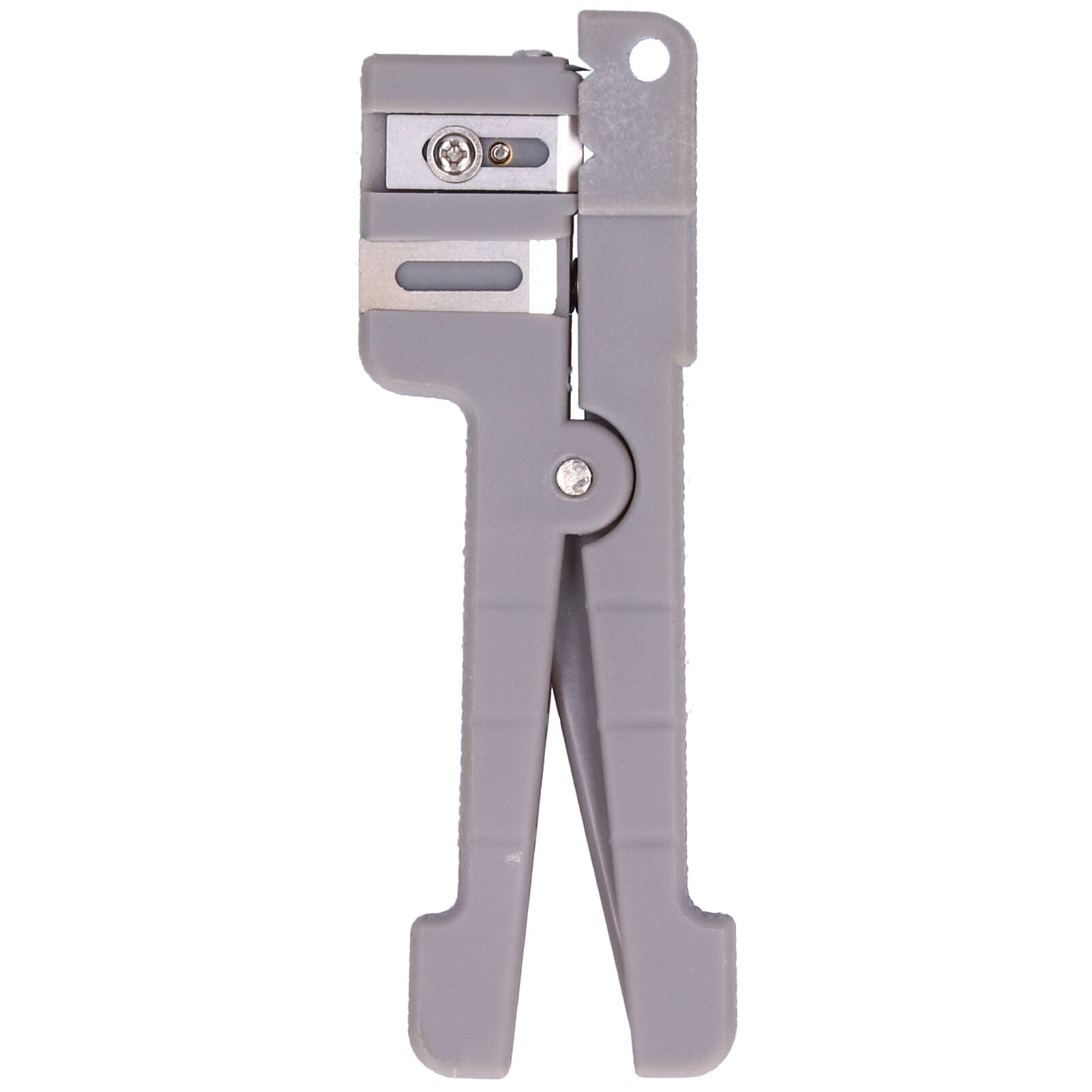 Кабельный стриптизерш горизонтальный волоконно -оптический мини -инструмент ручной работы для коаксиального провода 0 - 3,2 мм