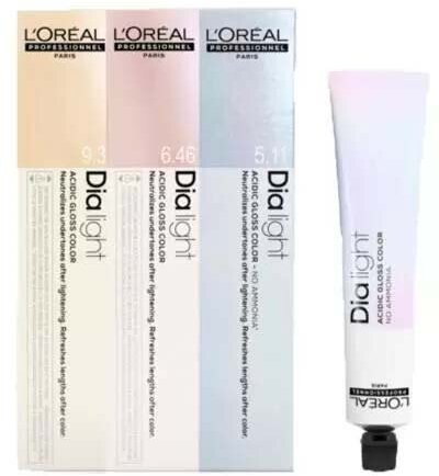 Полуперманентный краситель LOREAL PROFESSIONNEL Dia light, 50 мл 7,8