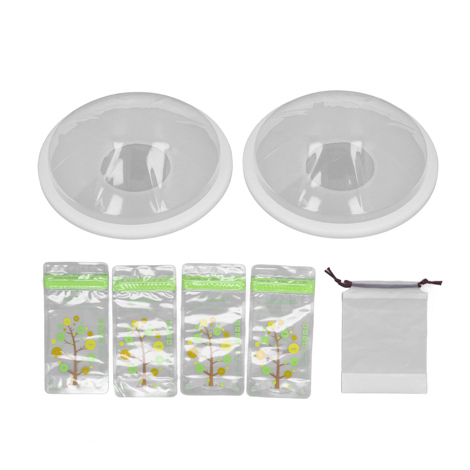 Портативный многоразовый контейнер для сбора грудного молока, предотвращающий протекание, для послеродового периода.