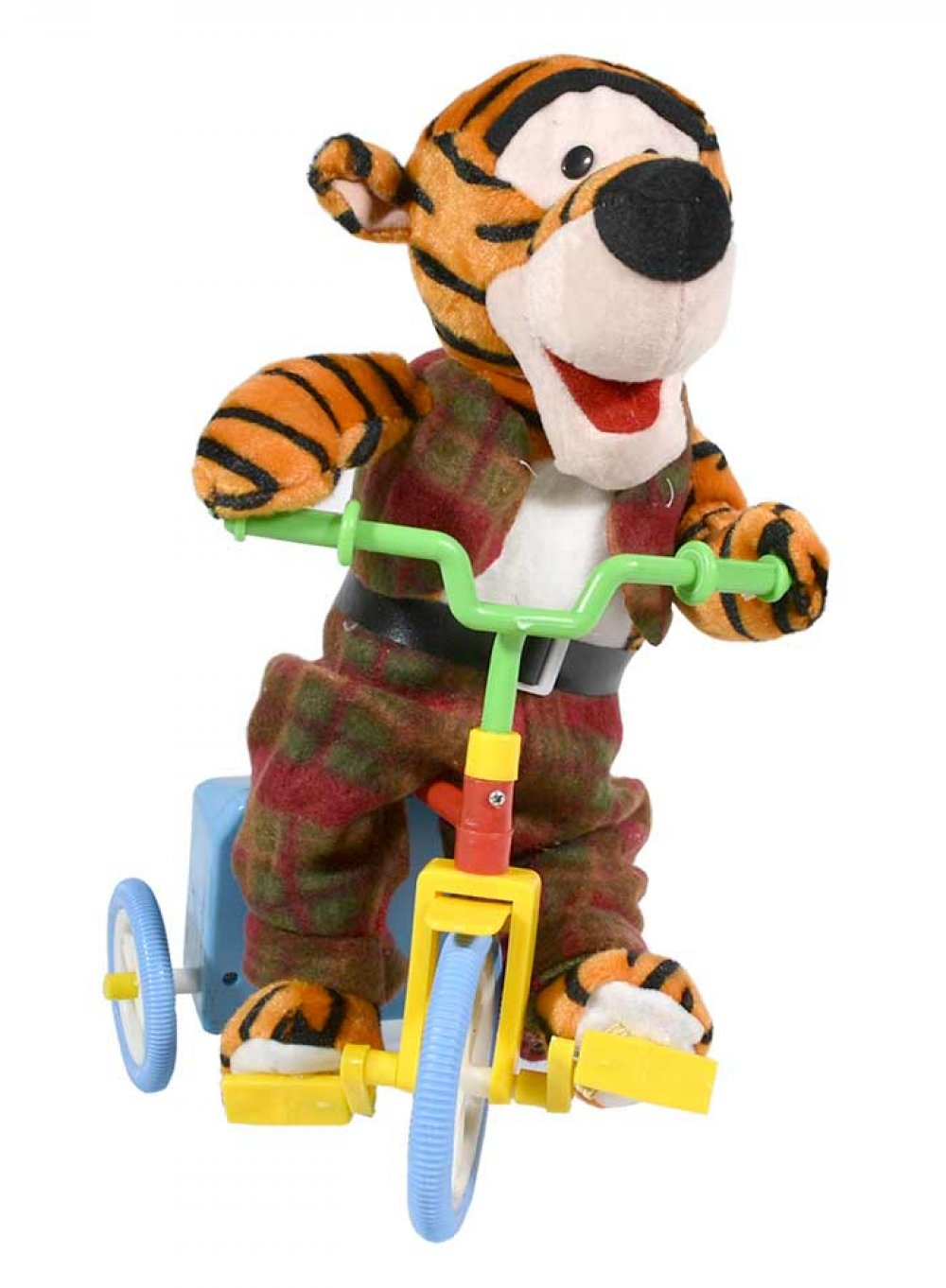 Игрушка мягкая Тигр на велосипеде zal