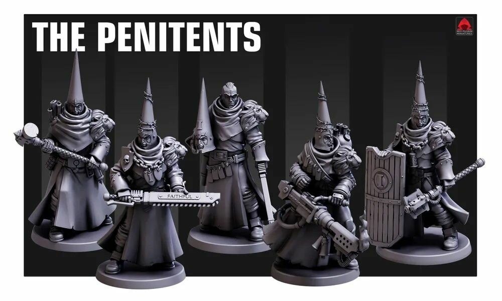 Миниатюра Trench Crusade Pilgrim Penitents