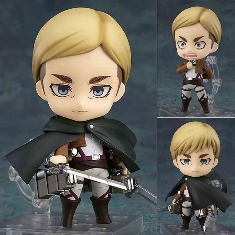 Фигурка атака титанов Эрвин Смит / Attack on Titan Erwin Smith нендороид (10см) 775