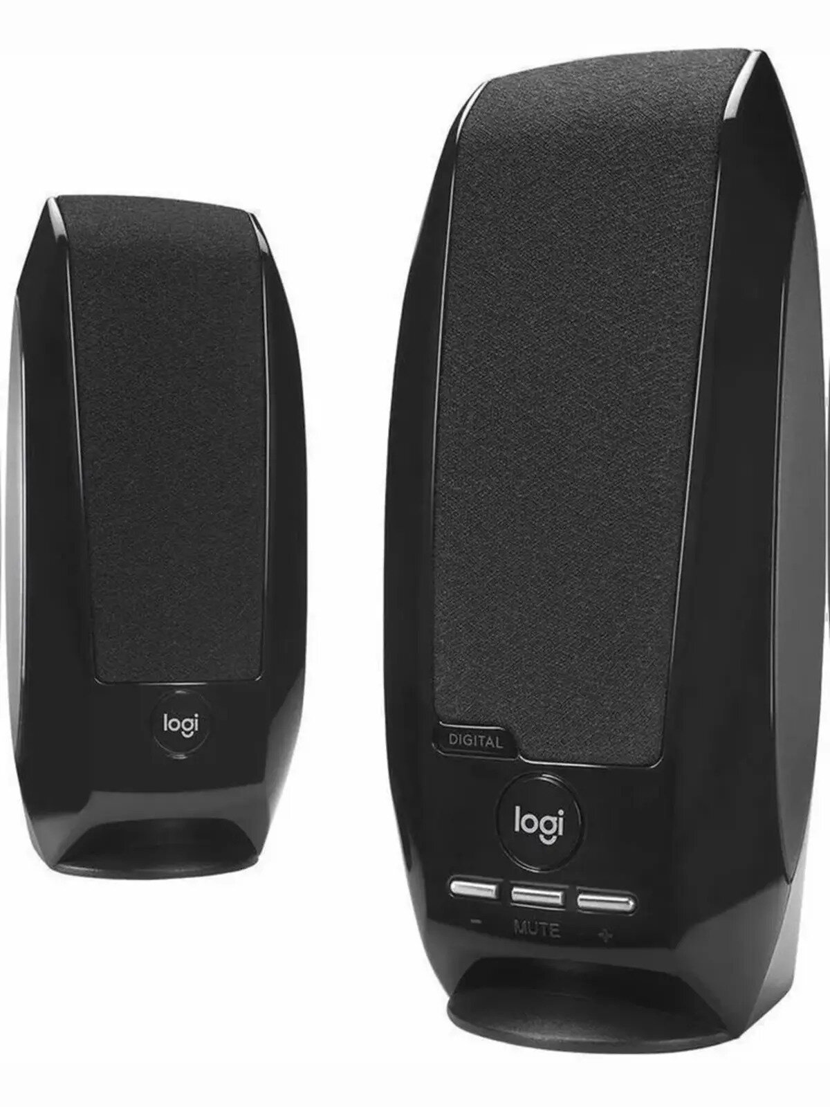 Колонки Logitech ZS150 (980-000029) компактные USB-колонки для компьютера и ноутбука / стерео, чёрные