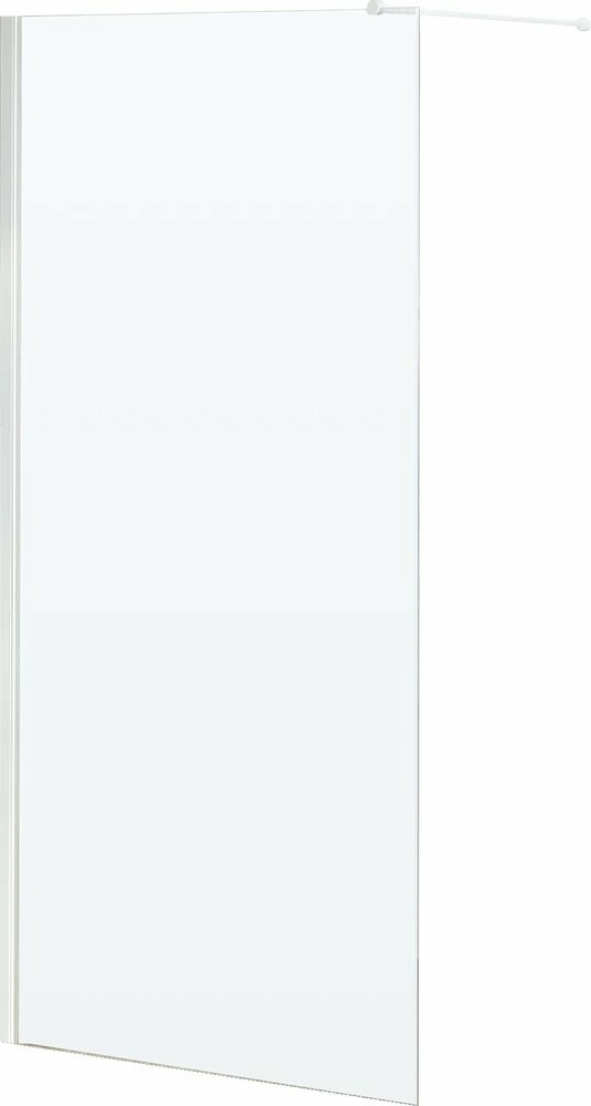 Душевая перегородка RGW Walk In WA-002W 100 см, стеклянная, белая